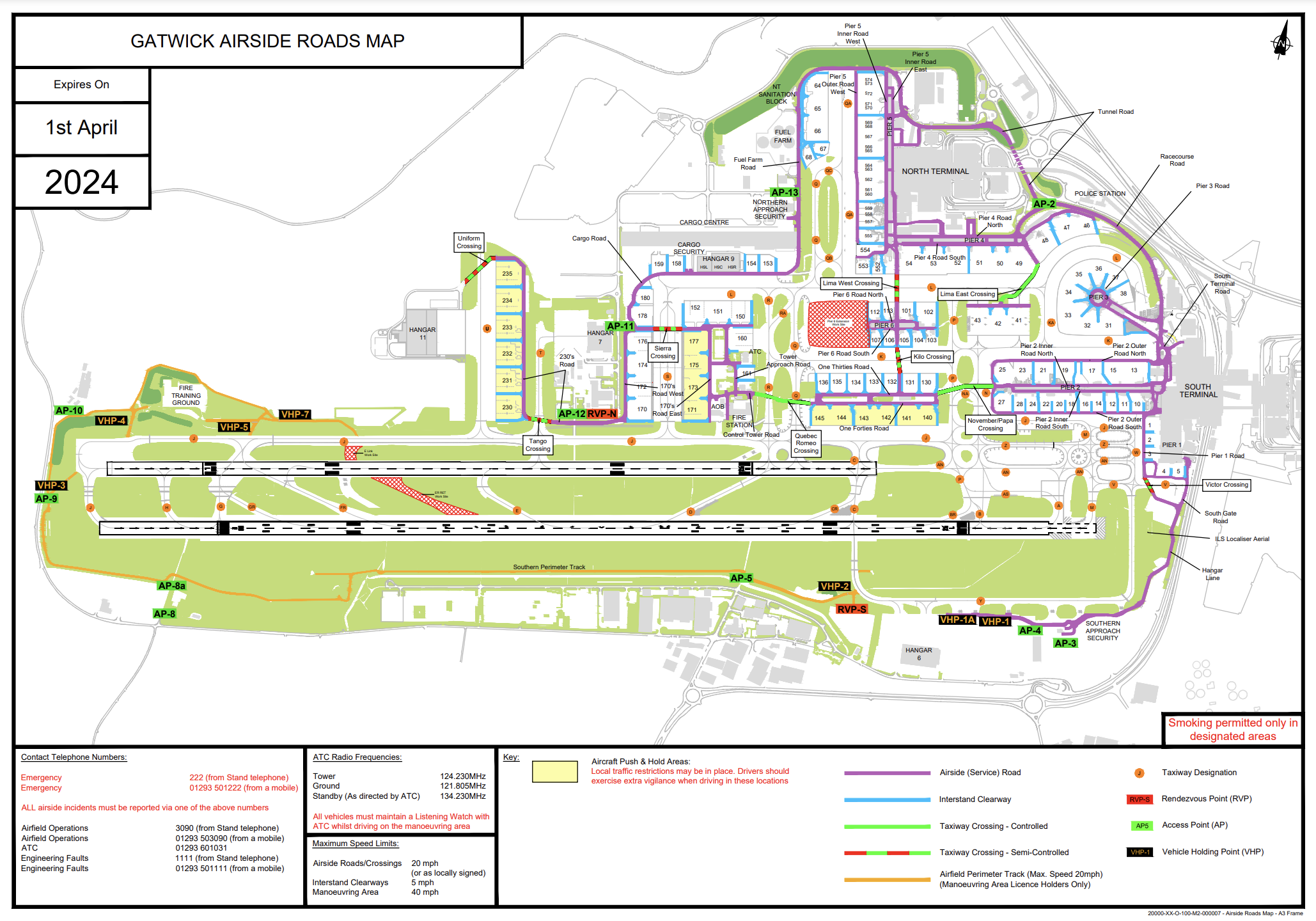 Gatwick Airport Airside Driving Maps - AIRDAT Support Centre