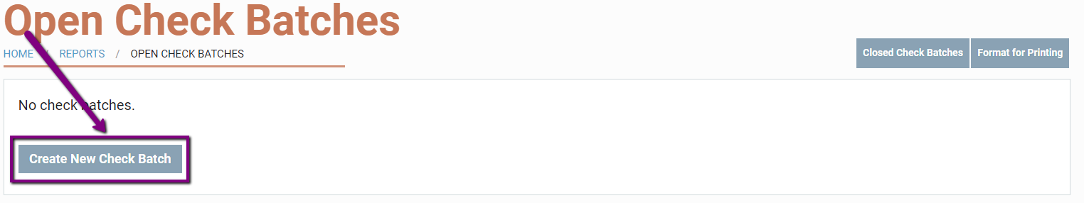 The Check Batches Report – Easy Storage Solutions