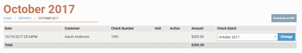 The Check Batches Report – Easy Storage Solutions