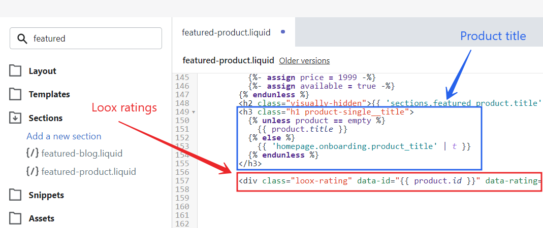 Displaying The Rating Widget On Your Store Pages - Loox Knowledge Base