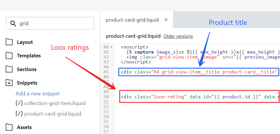 Displaying The Rating Widget On Your Store Pages - Loox Knowledge Base