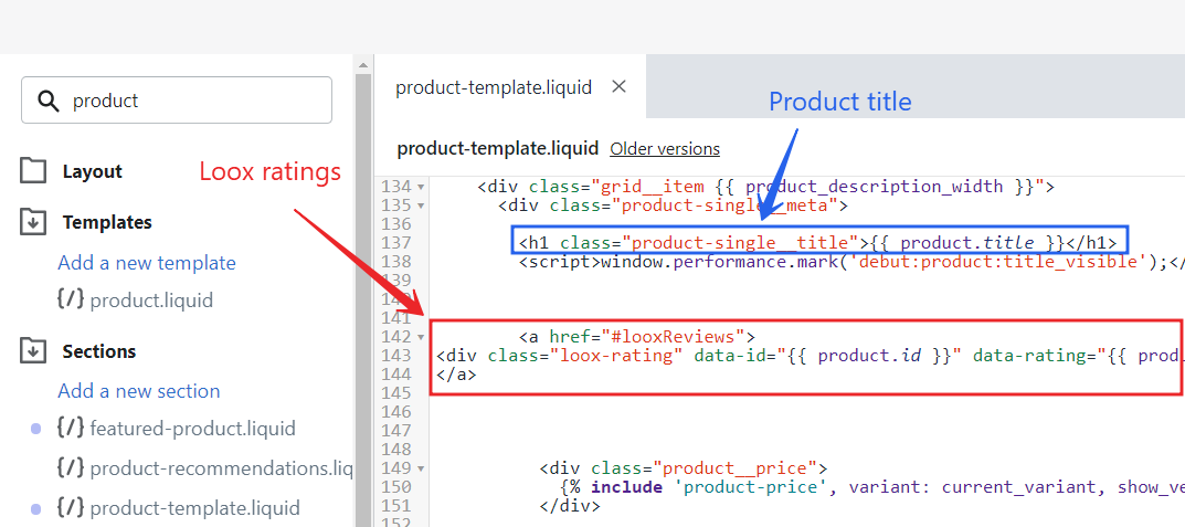 Displaying The Rating Widget On Your Store Pages - Loox Knowledge Base
