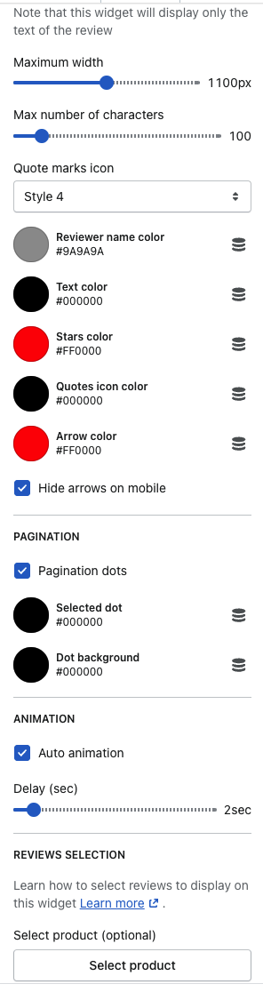 Loox Carousel Widgets - Loox Knowledge Base