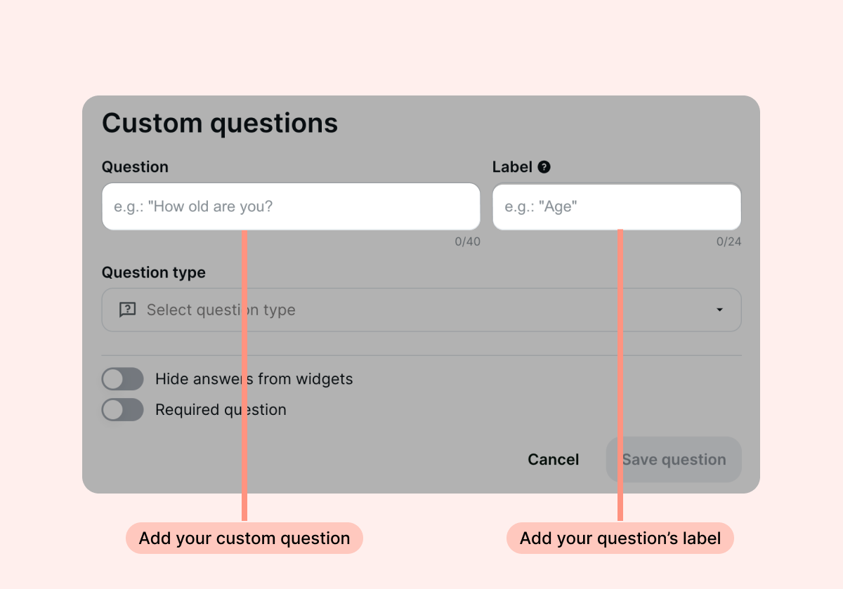 Adding Custom Questions to Your Product Review Form - Loox Help Center