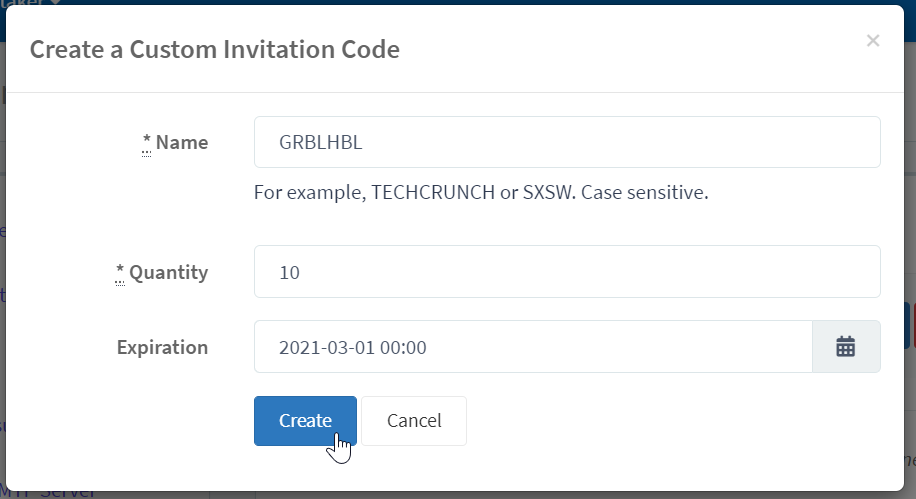 How to Validate Custom Invitation Codes - Prefinery Support