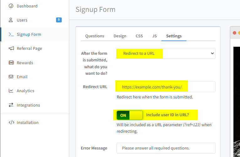 How to add extra pages (bridge pages) after form-submit action before showing the referral page ...