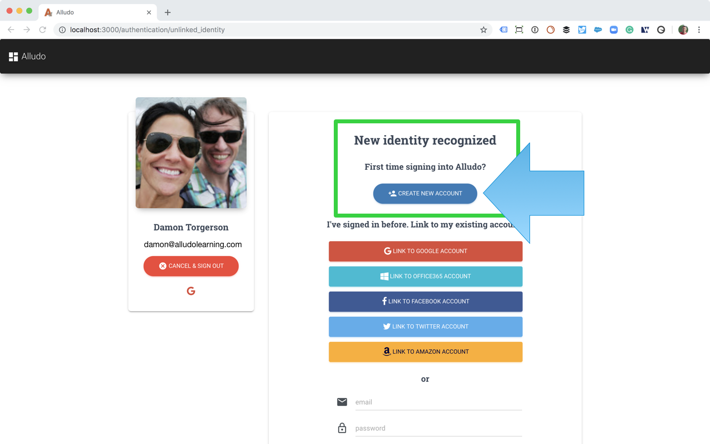 Signing in to Alludo - Alludo Knowledge Base