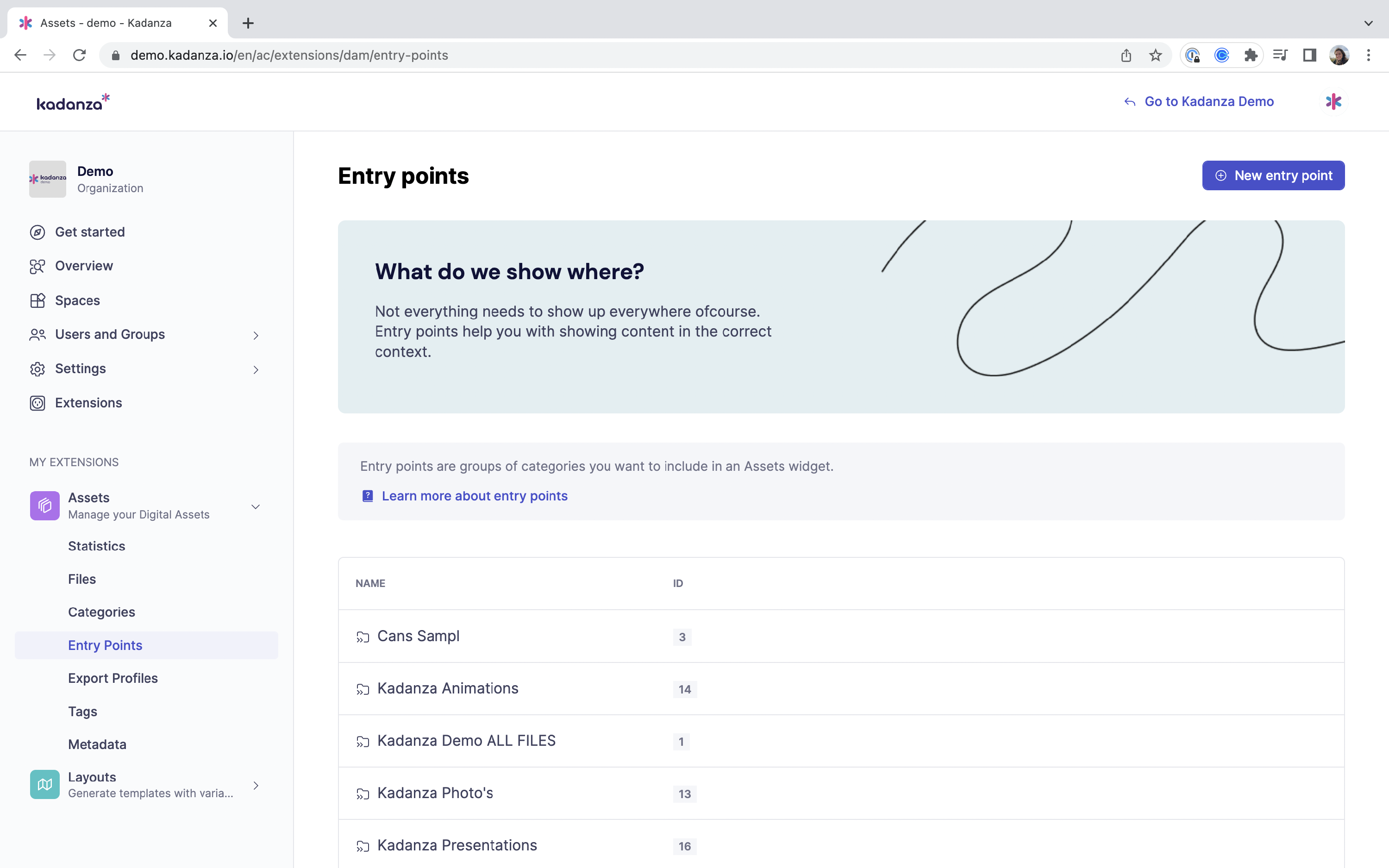 Pages - Kadanza | Help Center