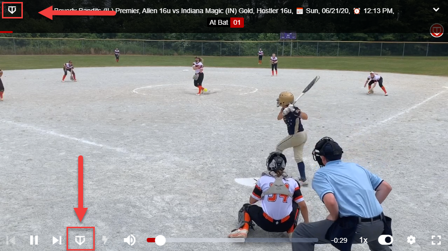 What do I click to tagup my play? - tagup