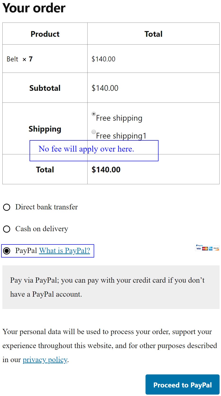 How to add fee based on the specific Payment gateway - DotStore Knowledge Base