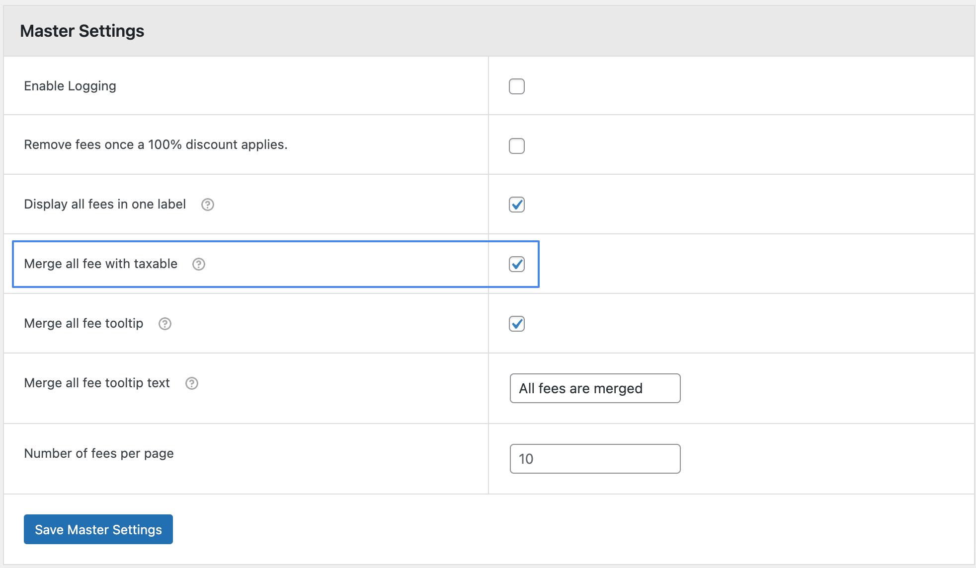 How To Set Taxable Amount For All Merge Fees Dotstore Help Center