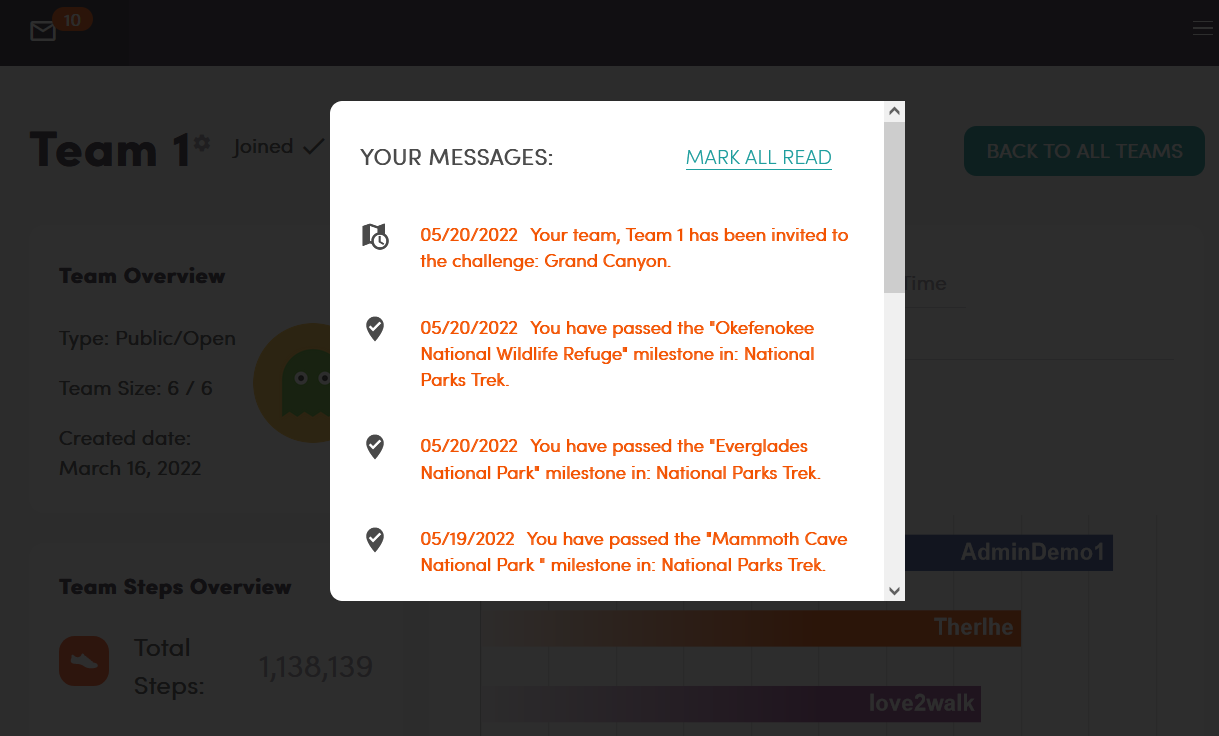 How to Join a Team Challenge - Member Stride