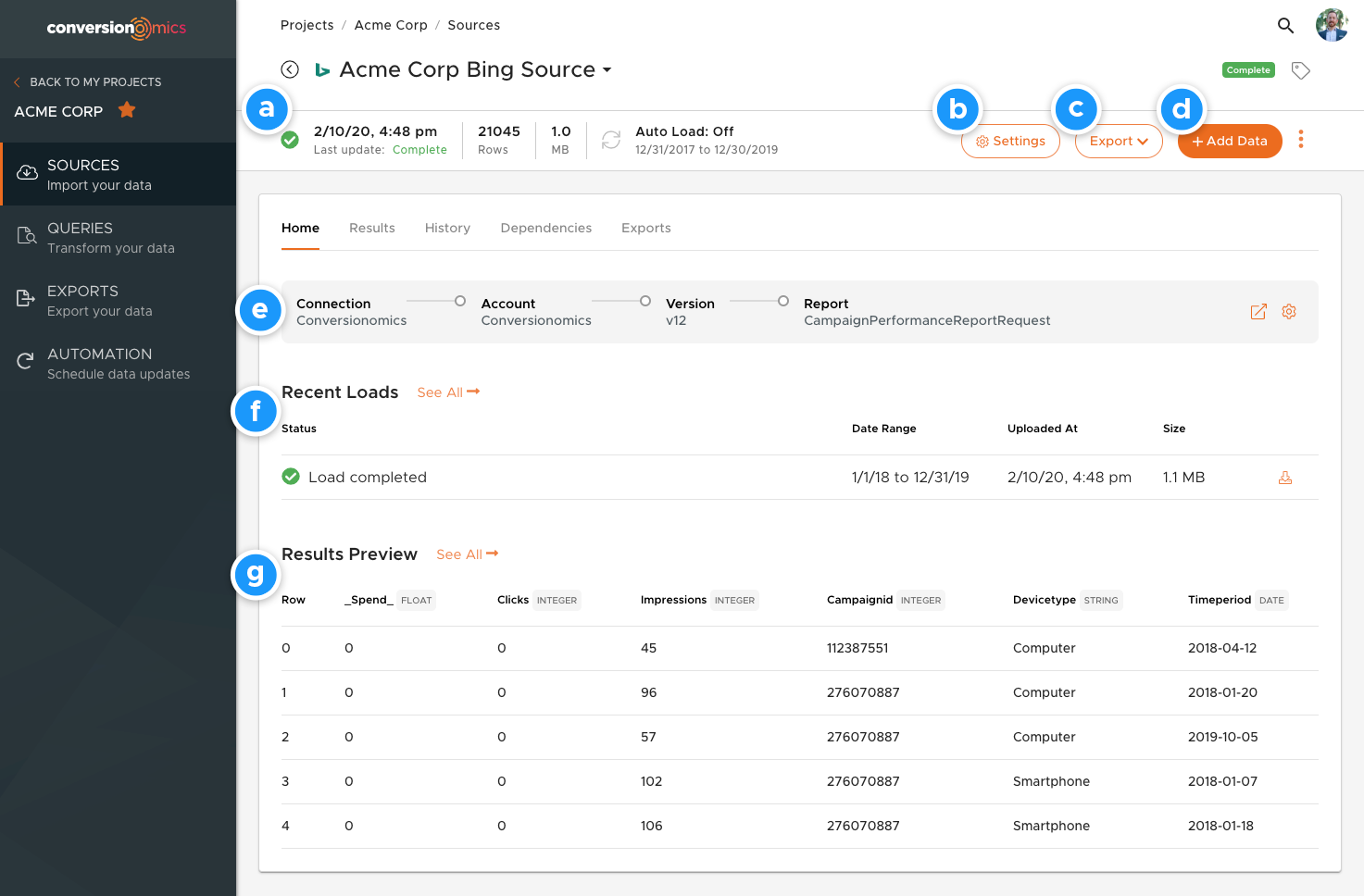 Creating a Bing Ads Source - Conversionomics Knowledge Base