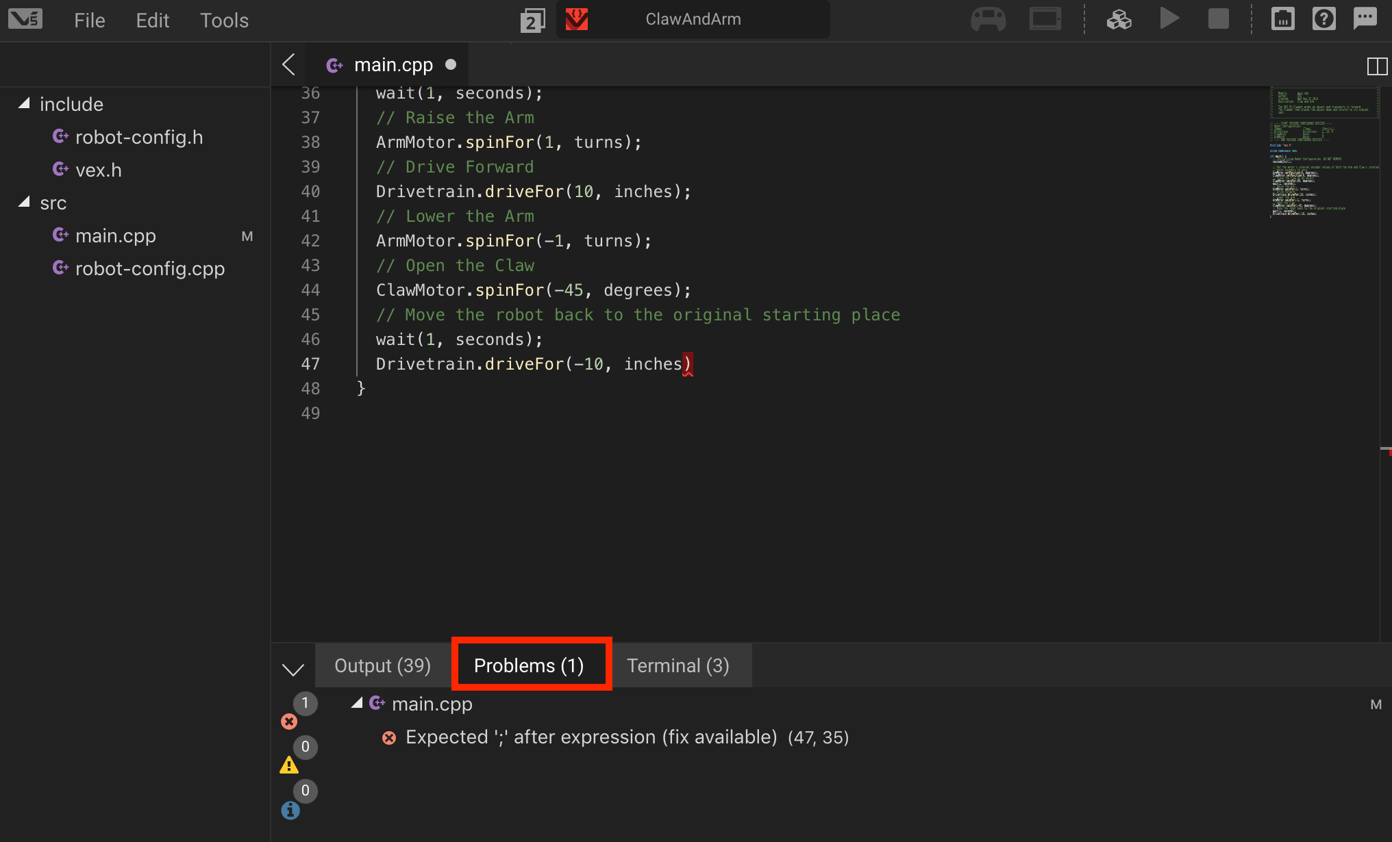 How To Compile Download Run A Project Vexcode V5 Text Vex Robotics Knowledge Base