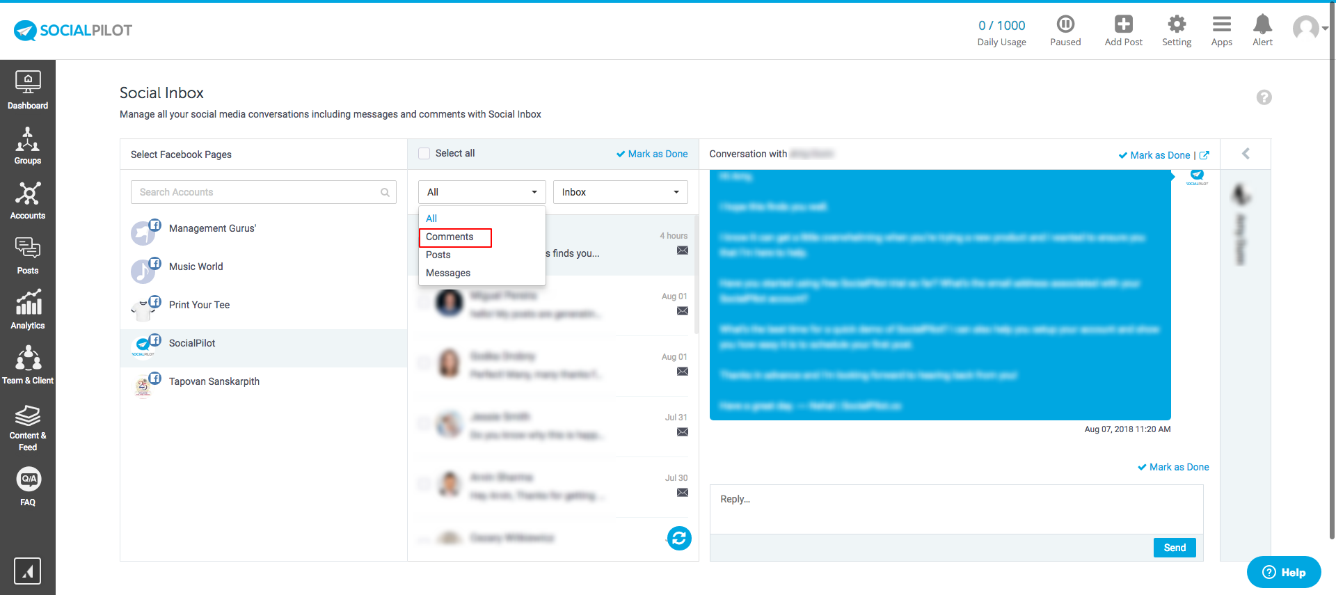 What is Social Inbox? - SocialPilot Help
