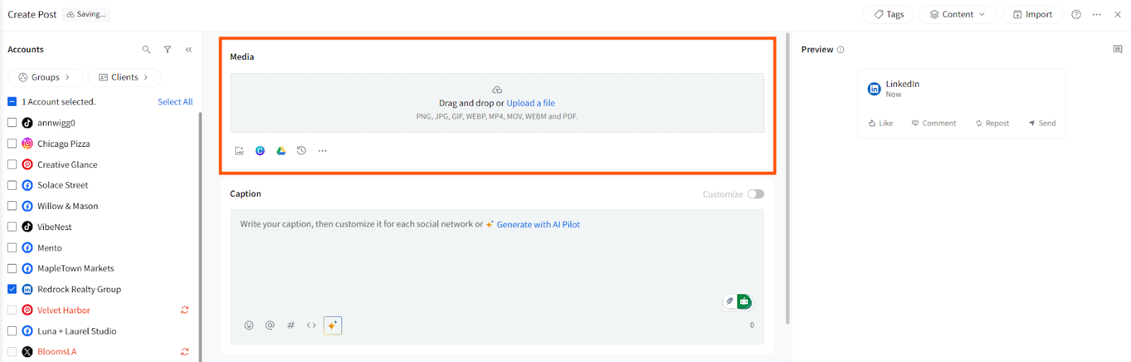 How To Customize Posts for LinkedIn in the New Create Post ...