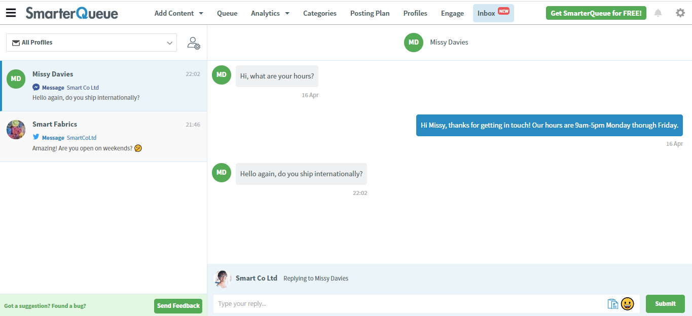 📹 How To Get Started With Social Inbox - SmarterQueue Help Center