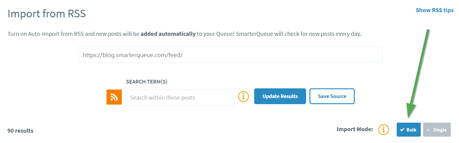 How To Bulk Import Posts From Blogs & RSS - SmarterQueue Help Center