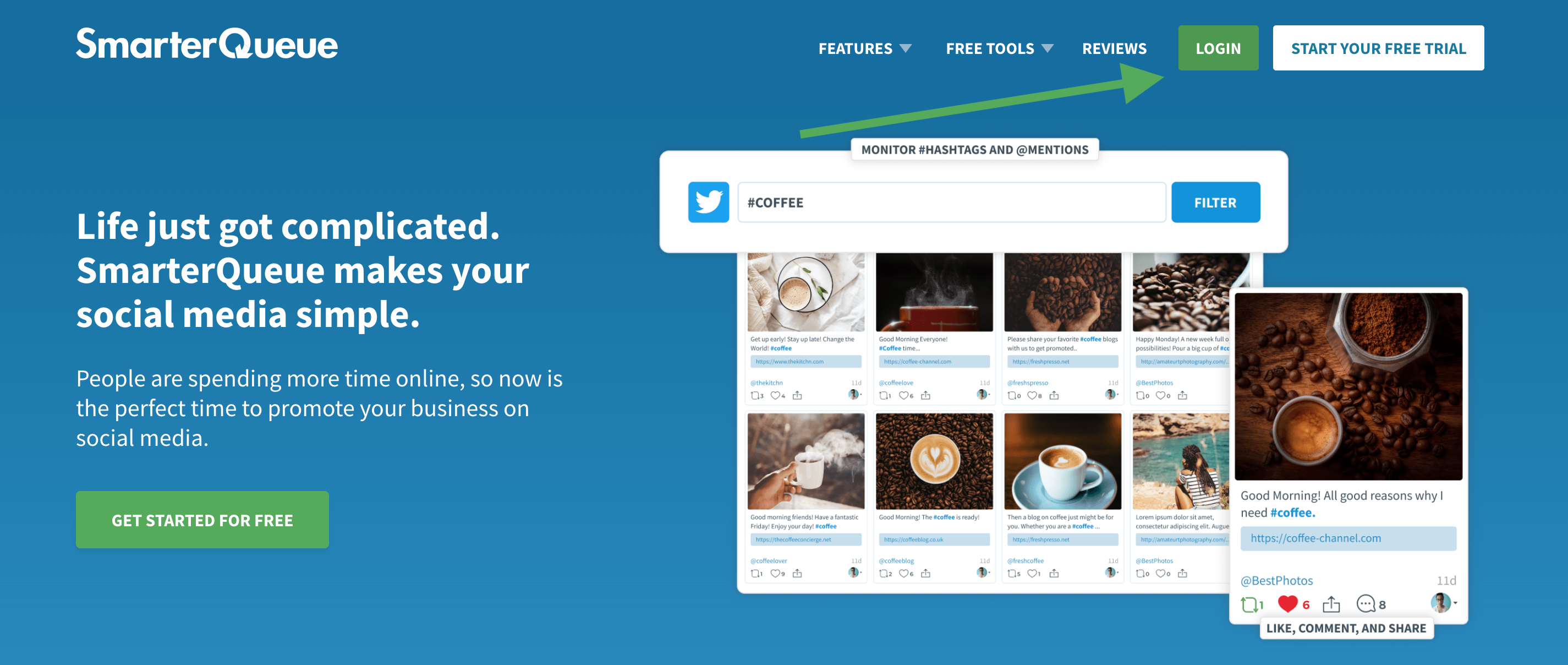 How To Log In To SmarterQueue Using A Social Profile - SmarterQueue Help Center