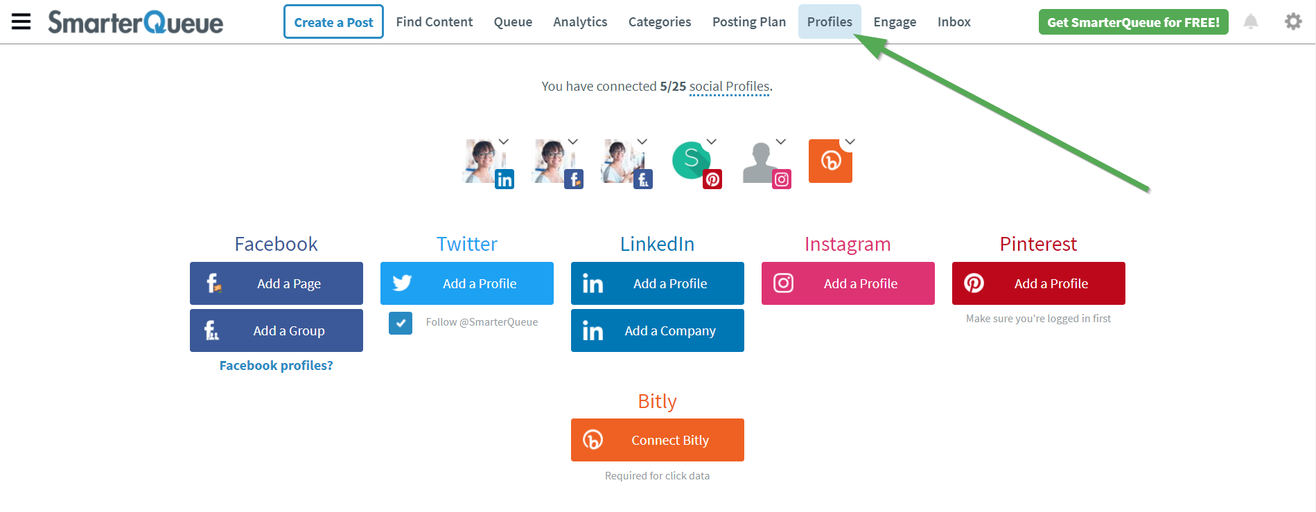 📹 How To Add Or Remove A Social Profile - SmarterQueue Help Center