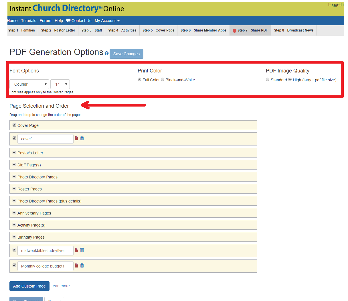 Creating a sample directory for committee approval - Instant Church ...