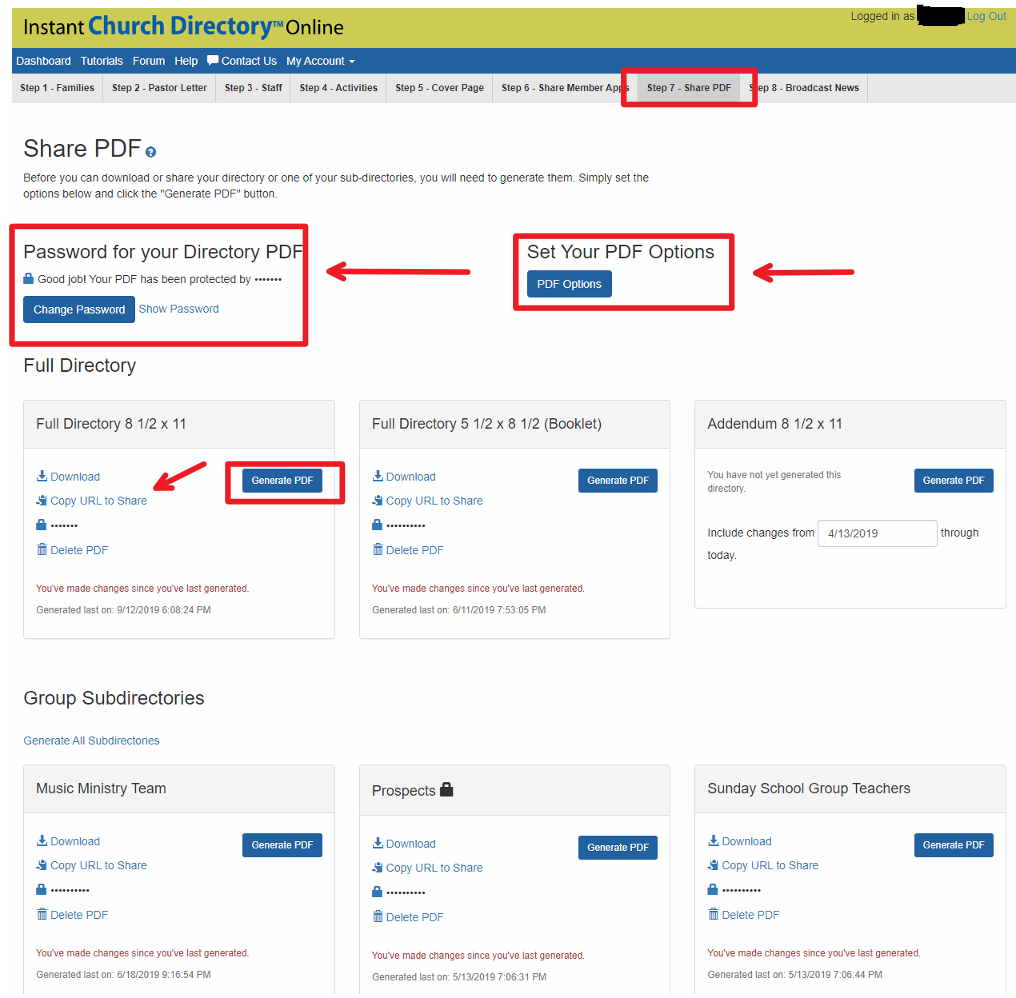 Getting Started in 5 Easy Steps - Instant Church Directory