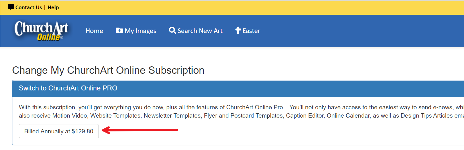 Upgrade to ChurchArt Pro - ChurchArt Online