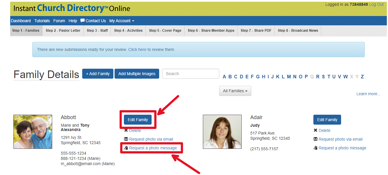 Getting Started in 5 Easy Steps - Instant Church Directory