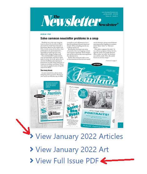 Viewing The Newsletter Newsletter Articles & Back Issues - ChurchArt Online