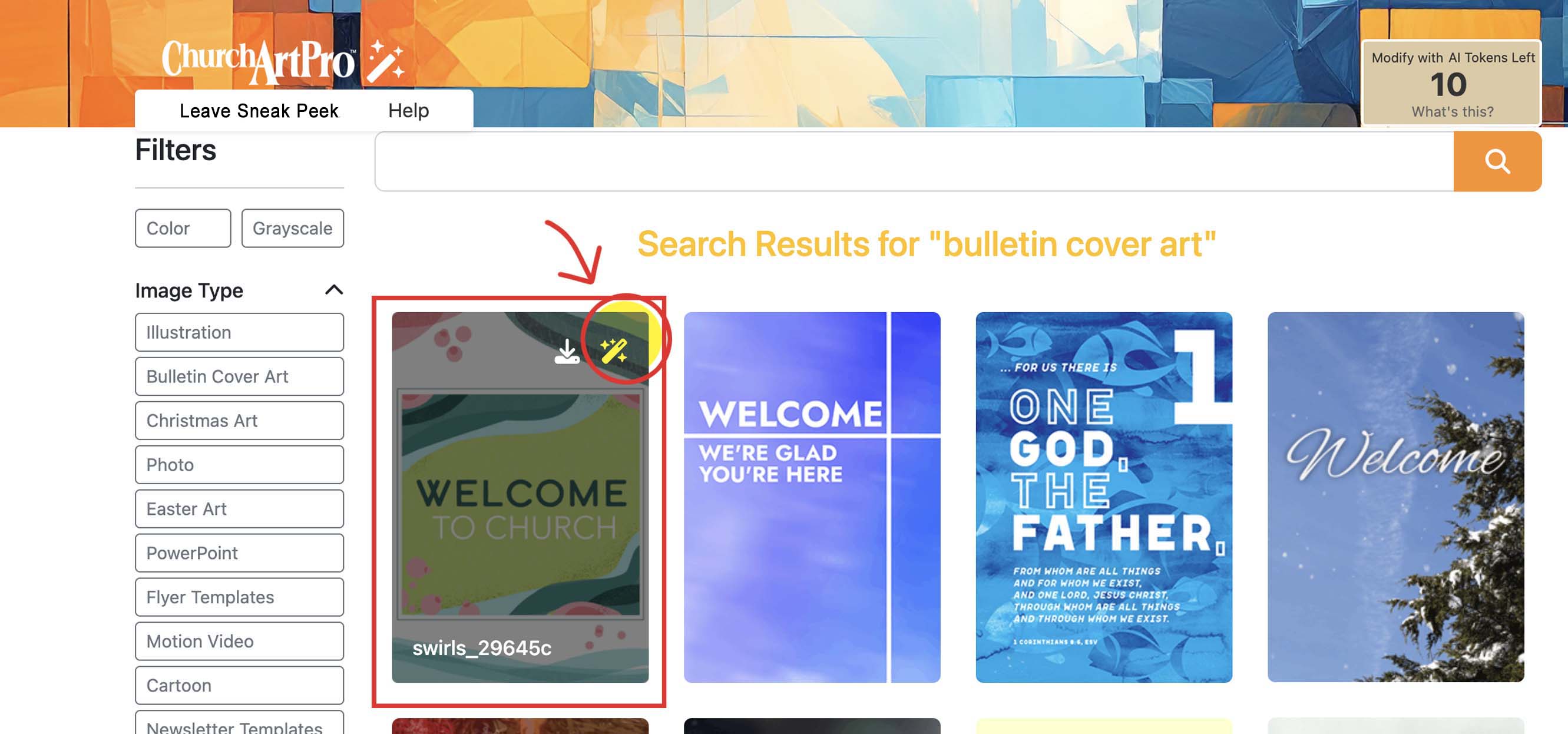 Modify Images with AI (Sneak Peek Preview) - ChurchArt Online