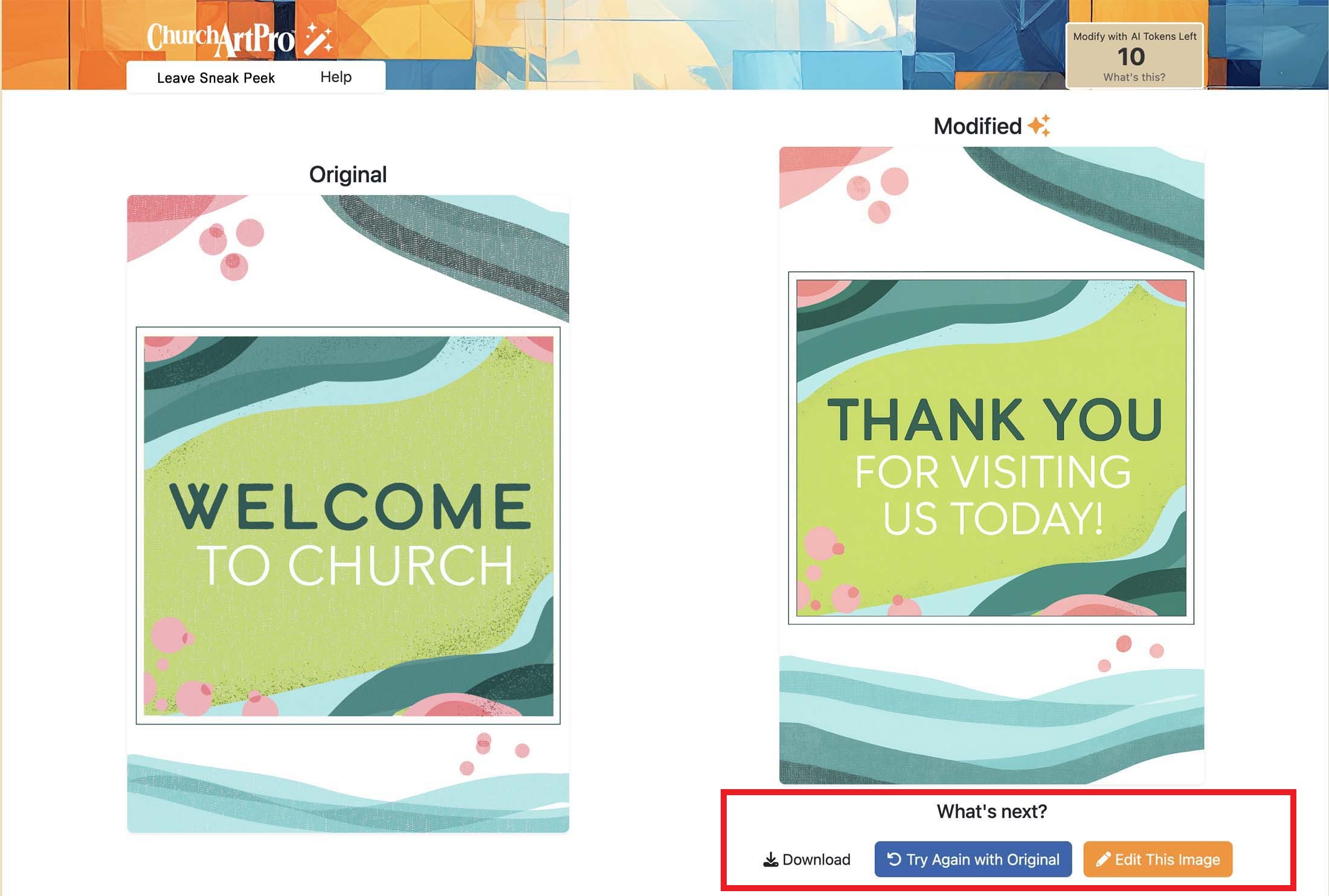Modify Images with AI (Sneak Peek Preview) - ChurchArt Online