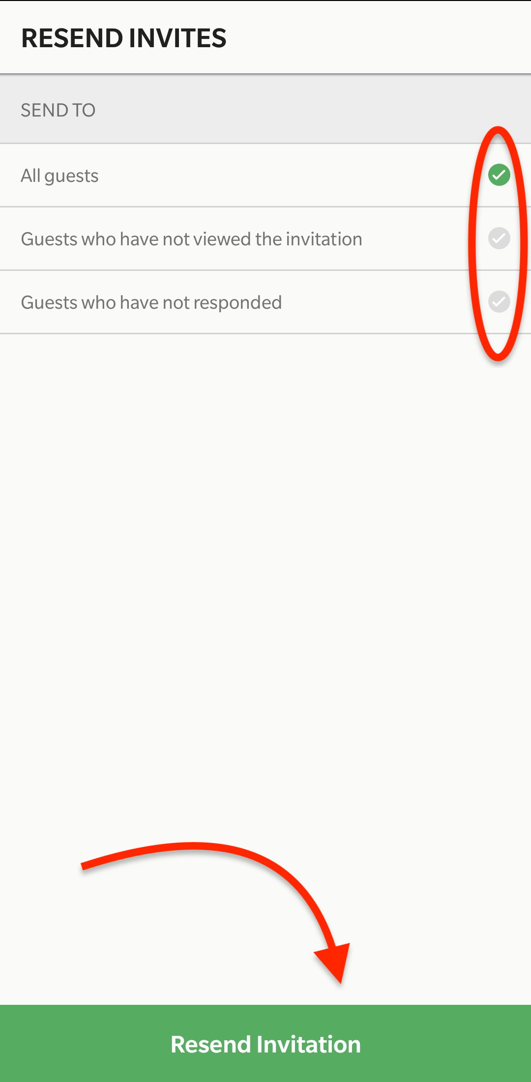 How can I resend my Invitations? - Punchbowl Help Center