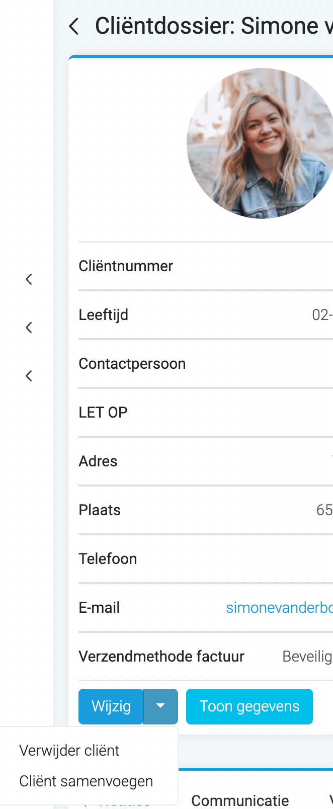 Hoe kan ik twee cliëntdossiers samenvoegen? - MijnDiAd praktijksoftware ...