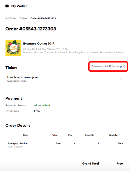 How to use E-Ticket - Eventpop Help Center - English