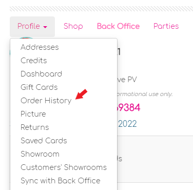 HOW TO VIEW ORDER HISTORY - Paparazzi Accessories Knowledge Base