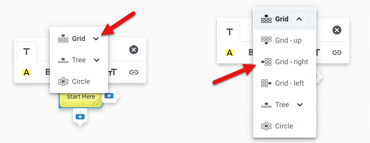 Arrangement and layout - Bubbl.us Help