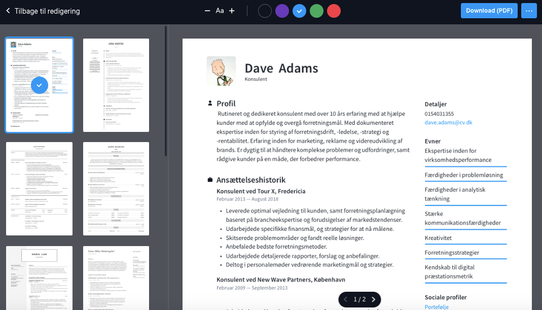 Hvordan opstiller jeg et CV? - CV.dk FAQ