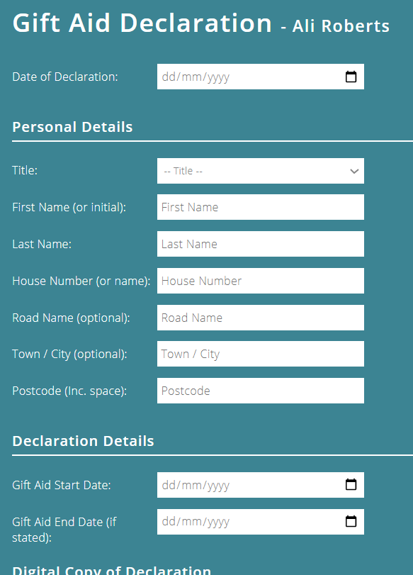 How do I add / edit / cancel a Gift Aid declaration? - ExpensePlus Help ...
