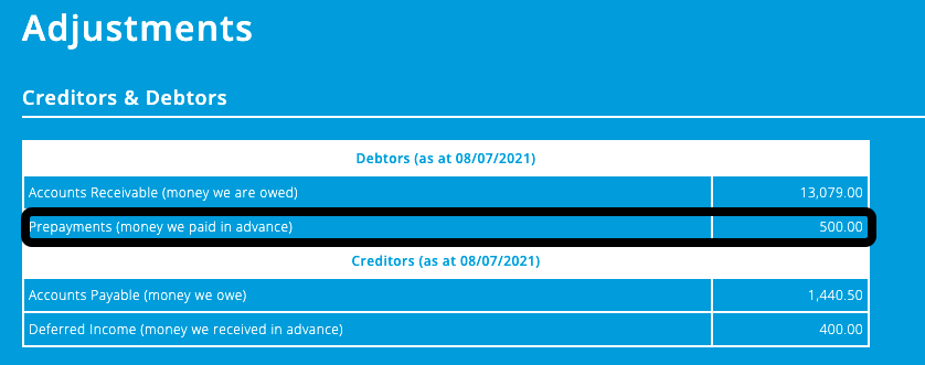 How do I account for a prepayment? - ExpensePlus Help & FAQ