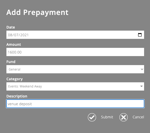 How do I account for a prepayment? - ExpensePlus Help & FAQ