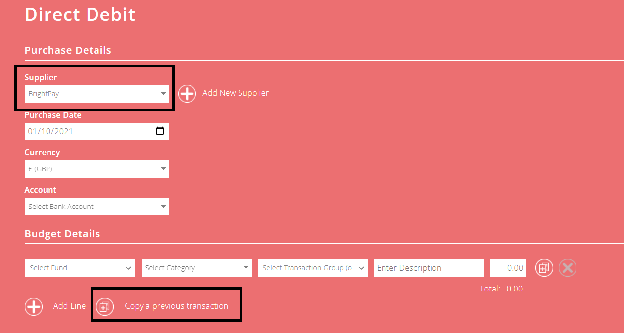 How do I record Direct Debit and Standing Orders? - ExpensePlus Help & FAQ