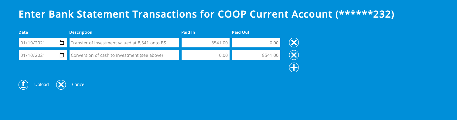 Transferring Assets or Liabilities from another organisation ...