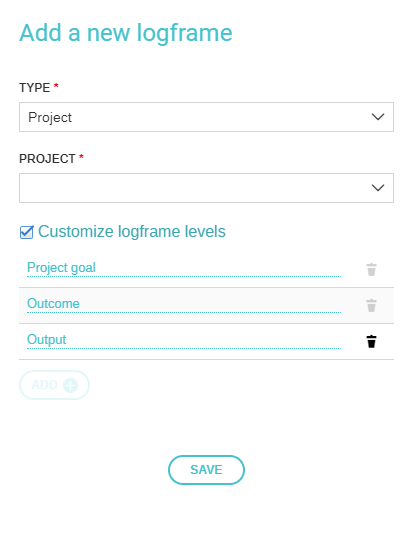 Customize logframe wording - LogAlto Knowledge Base