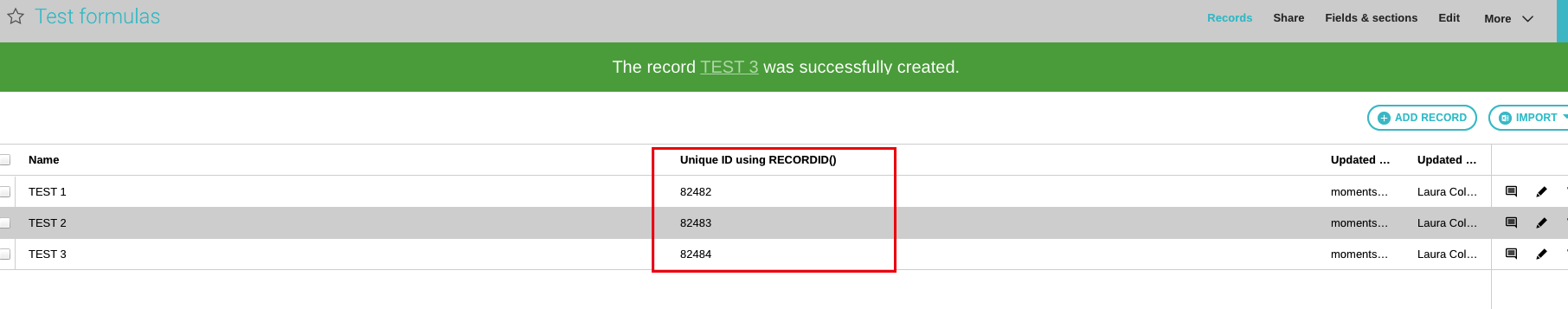 Formulas in forms - LogAlto Knowledge Base