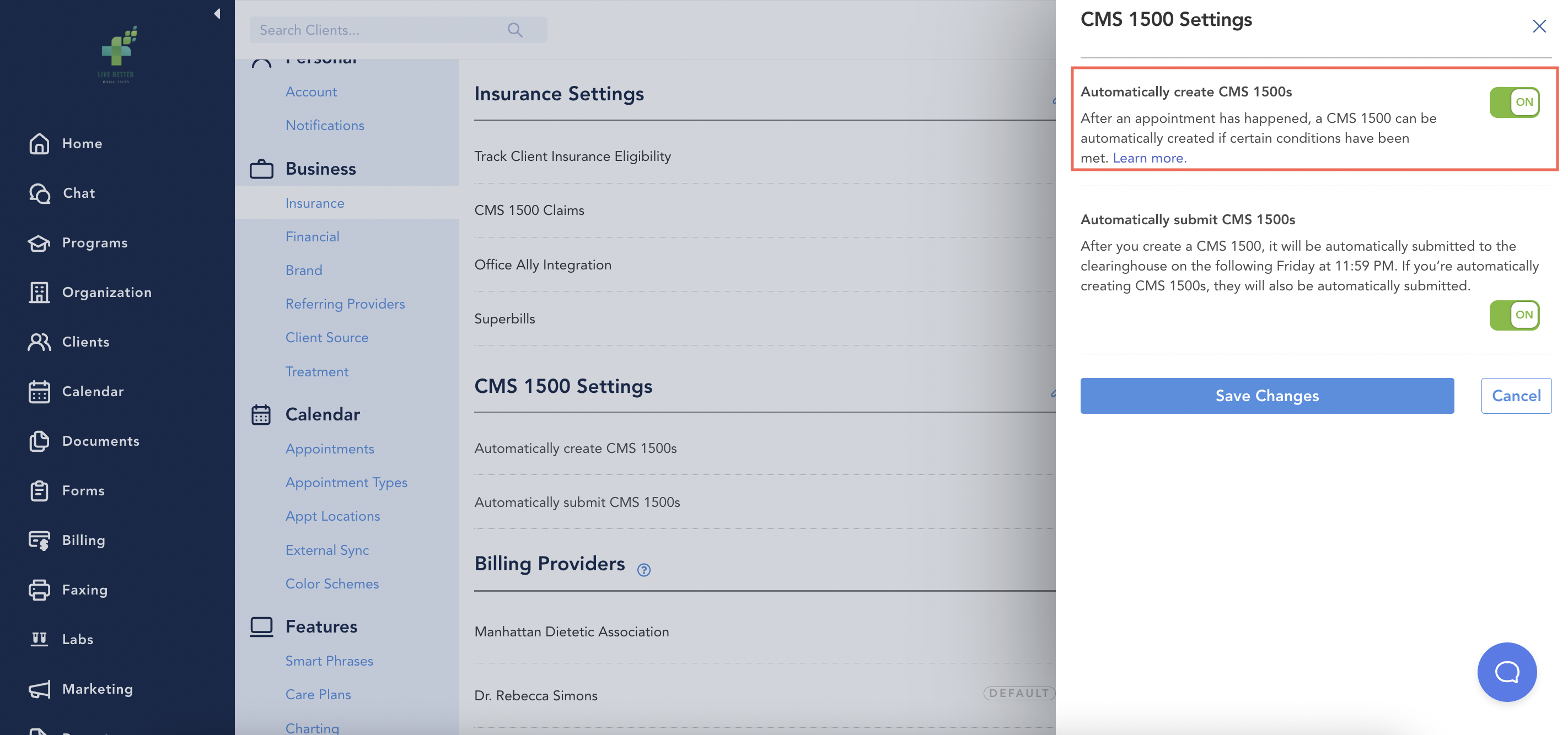 Insurance Billing Automations [In Beta] - Healthie Software Support