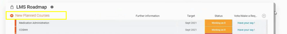 How to view the LMS Roadmap - YourHippo Support - Management