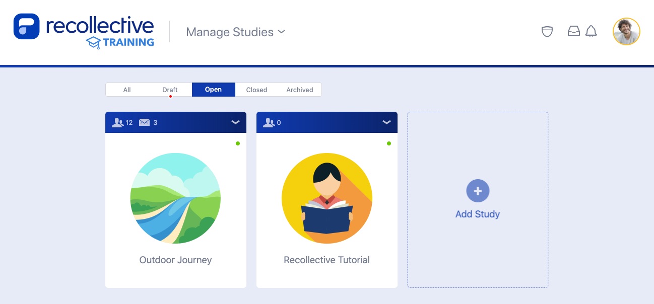 Adding and Managing Studies - Recollective Knowledge Base