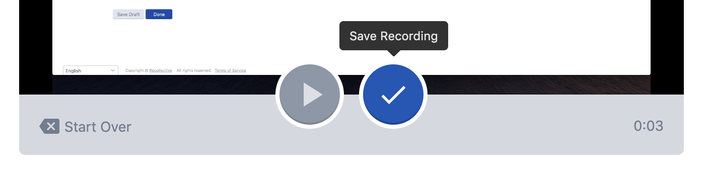 Task Type: Screen Recording - Recollective Knowledge Base