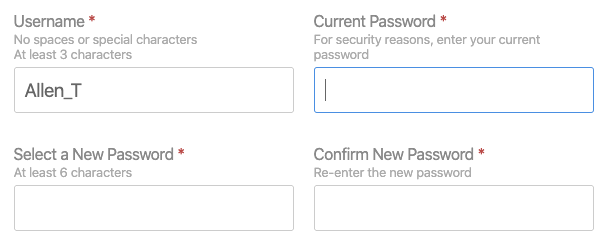 Resetting Your Password - Tips for Participants