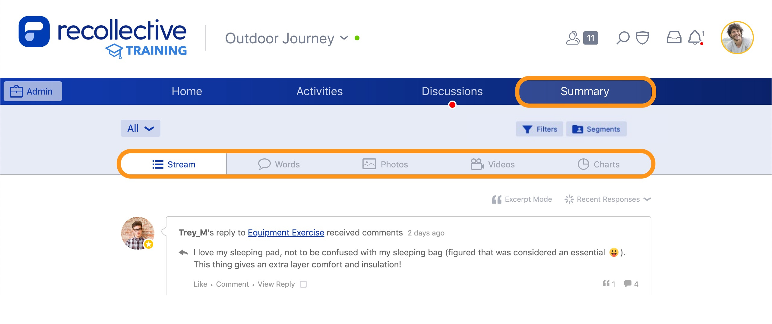 Summaries and Overviews - Recollective Knowledge Base